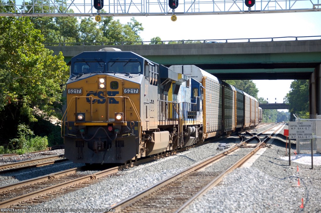 Q261-11 with CSXT 5217 & CSXT 7515